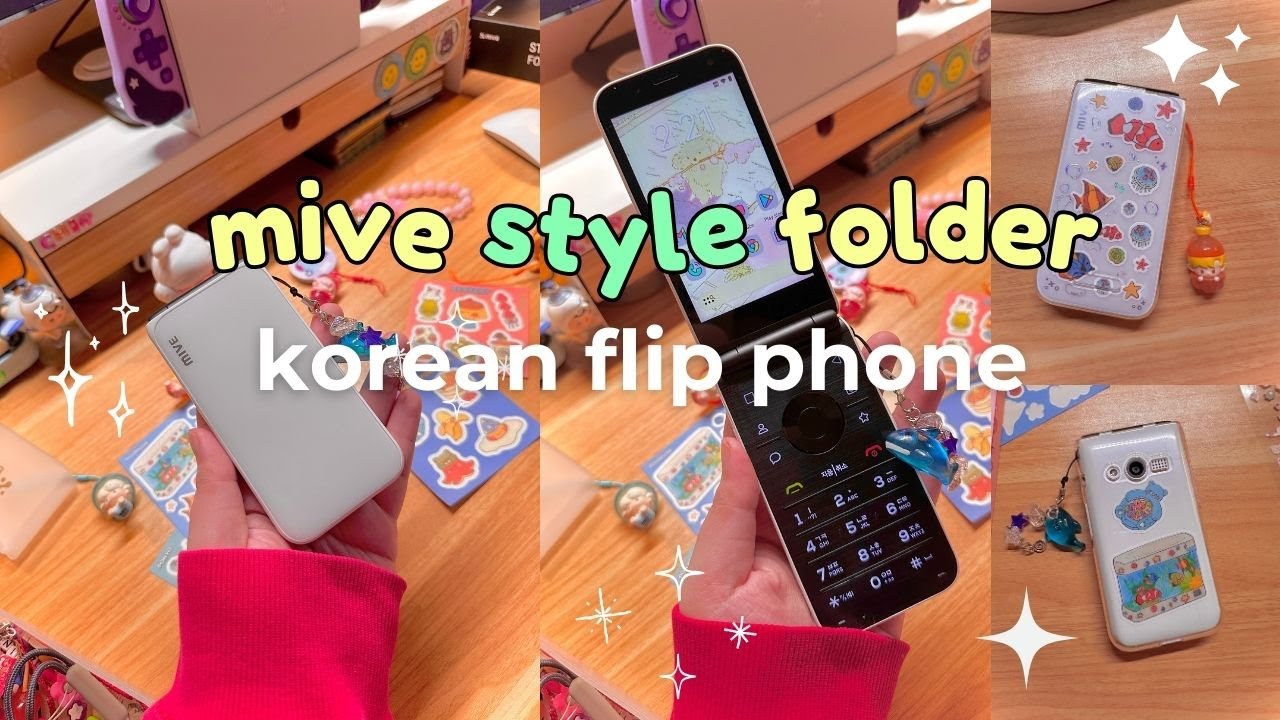 unboxing the MIVE STYLE FOLDER in 2024 best korean FLIP PHONE? - YouTube