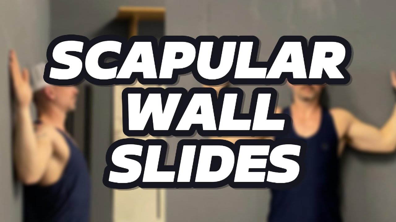 Scapular Wall Slides | Beginner No Equipment Shoulder Exercise - YouTube