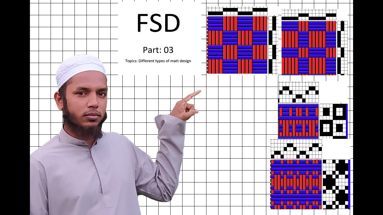 FSD-Part:-3||Different types of Matt Design|| - YouTube