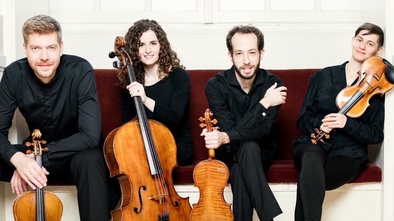 The Ariel Quartet performs excerpt of Beethoven's String Quartet in F ...