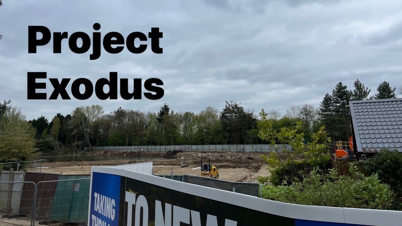 Project Exodus Thorpe Park construction update 4- 18th April 2023 - YouTube