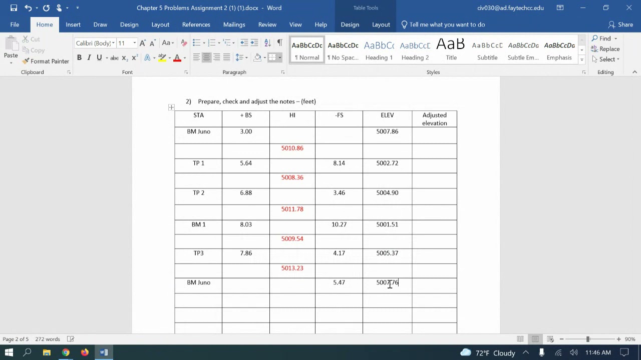 Differential leveling loop - YouTube