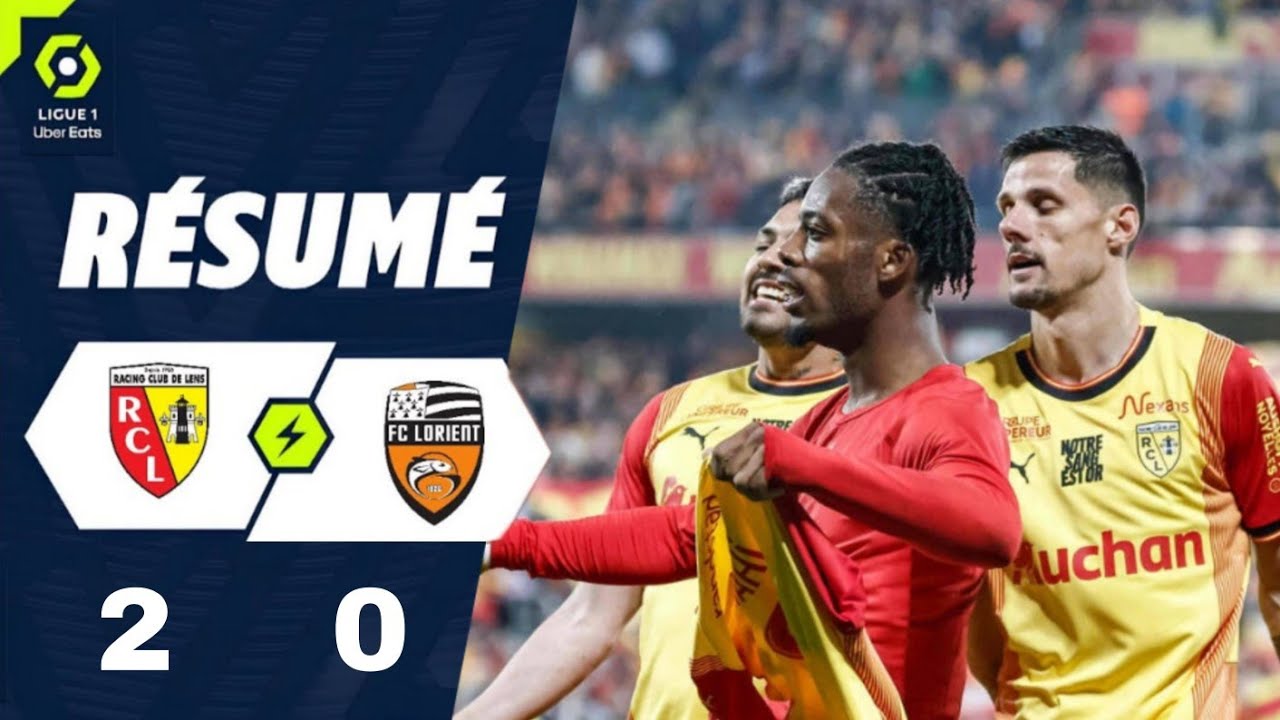 RC LENS - FC LORIENT 2-0 Résumé | RCL - FCL | LENS - LORIENT | Ligue 1 ...