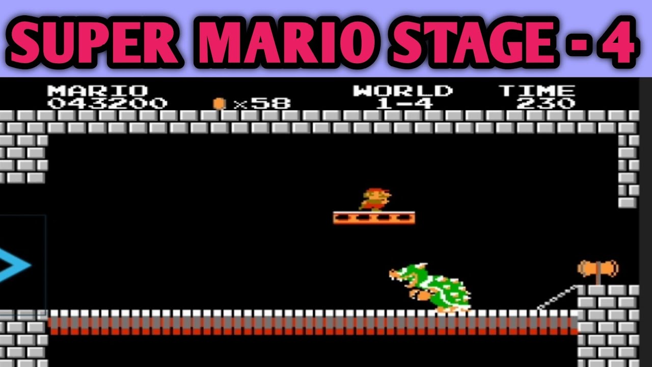 SUPER MARIO BROS STAGE - 4 - YouTube