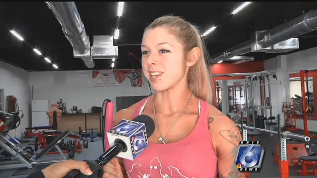 Local female body builder doesn't let disability crush her dreams - YouTube