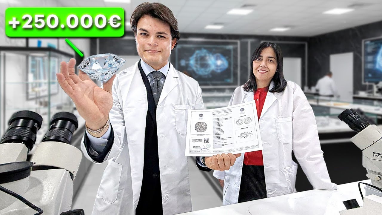 ¿Me han timado? 🤯 Llevé mi “diamante” al Instituto Gemológico 💎🔬 - YouTube