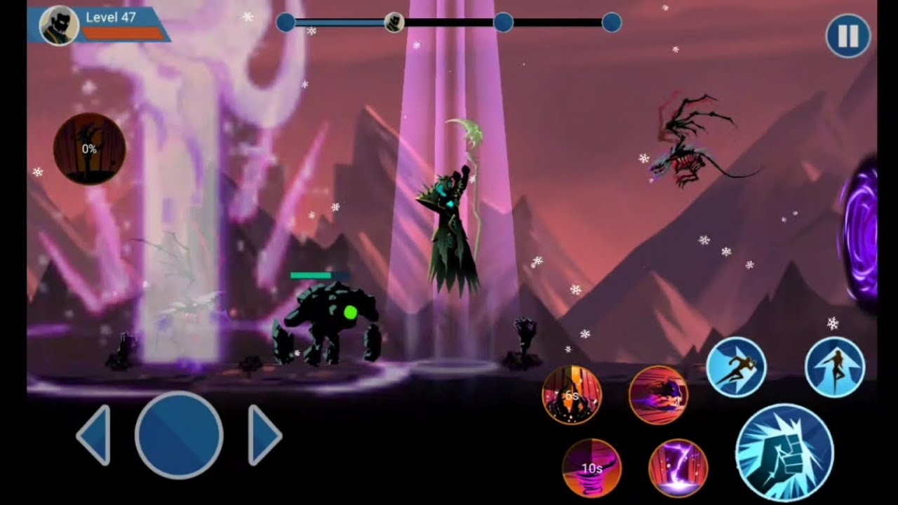 Leveling Up in Shadow Fighter: Reaching level 47 - YouTube