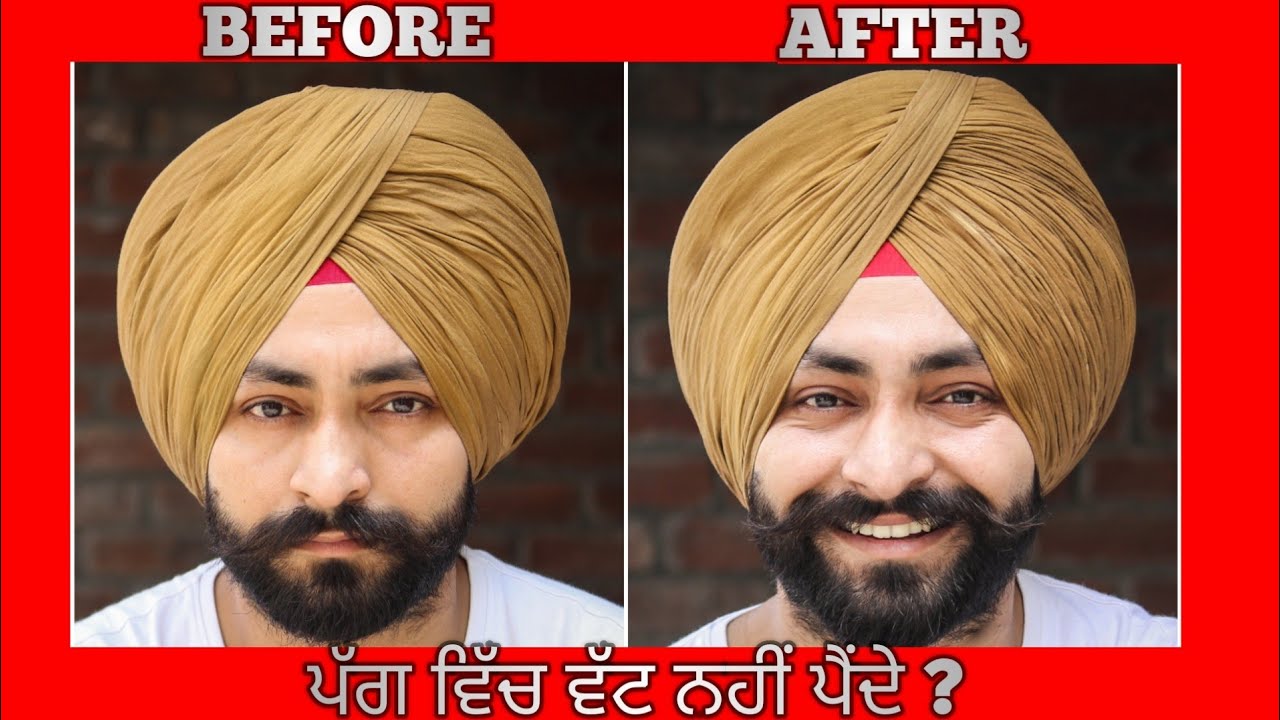 Turban Tutorial | Wattan Wali Pagg | Sikh Turban Tying | Punjabi Turban ...
