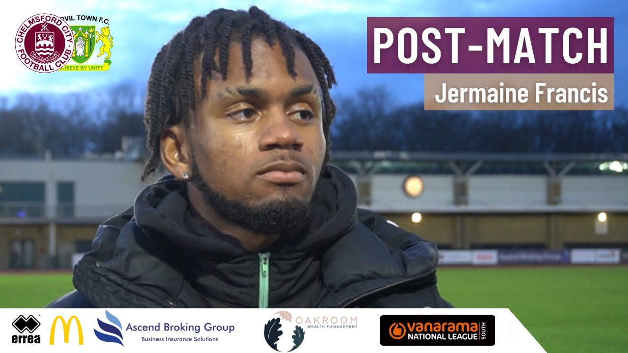 Jermaine Francis post Yeovil Town (H) - YouTube