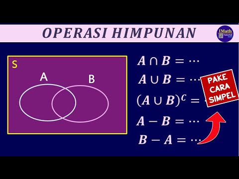 Cara Melakukan Operasi Himpunan Irisan Himpunan, Gabungan Himpunan ...