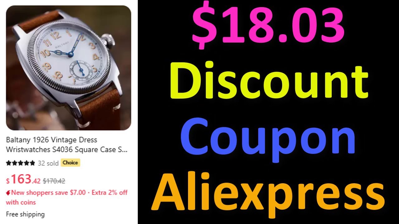 Men's watches Aliexpress promo codes Discount coupons wristwatches for ...