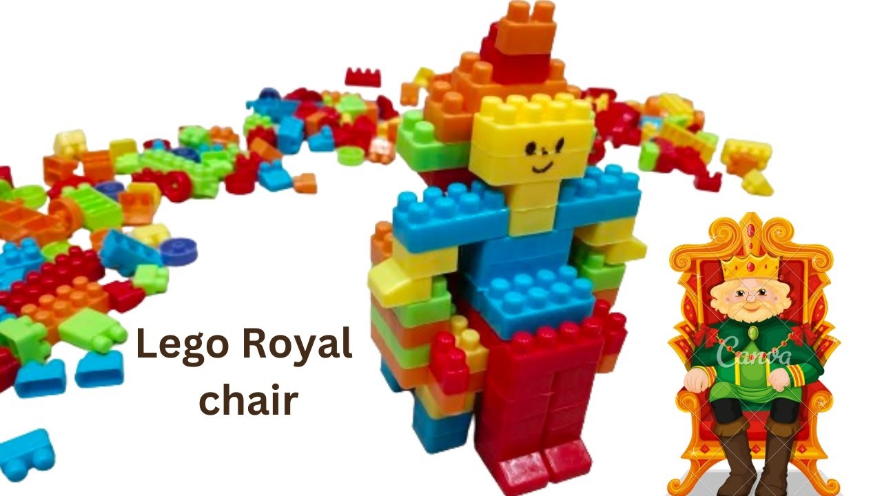 How To Make A Royal chair With Lego Block || Building Blocks - YouTube