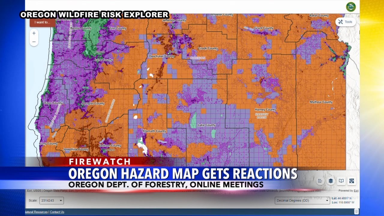 Public reacts to Oregon wildfire hazard map - YouTube