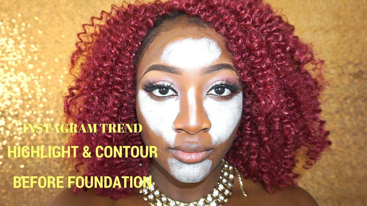 Extreme Highlighting and Contouring. Instagram Beauty Trend ...