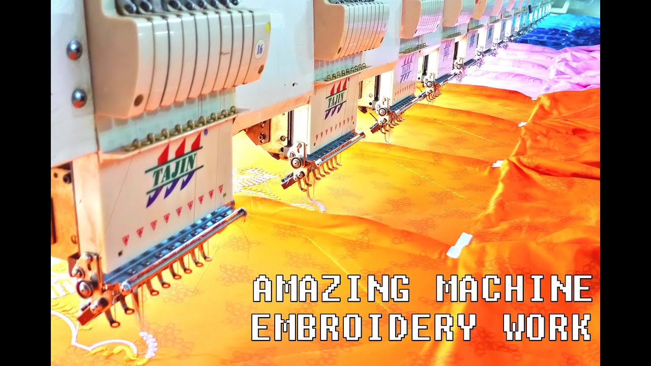 Professional machine embroidery work | How to embroidery work | 2019 ...