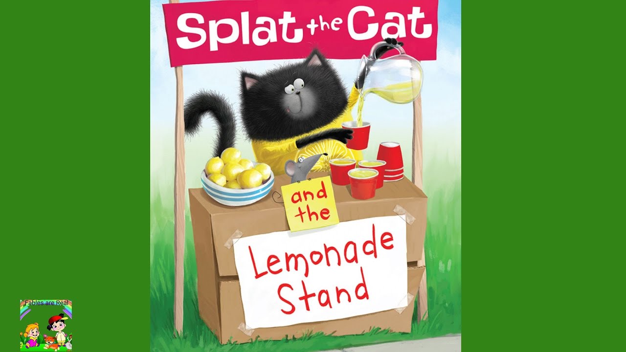Splat The Cat And The Lemonade Stand | Kids Read Along Book - YouTube