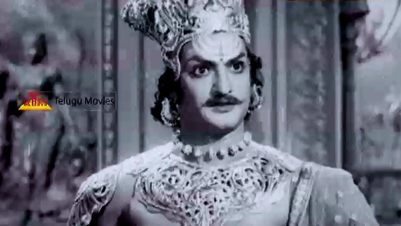 Ravana Brahma Angry On Lord Vishnu - NTR Outatanding Performance In ...