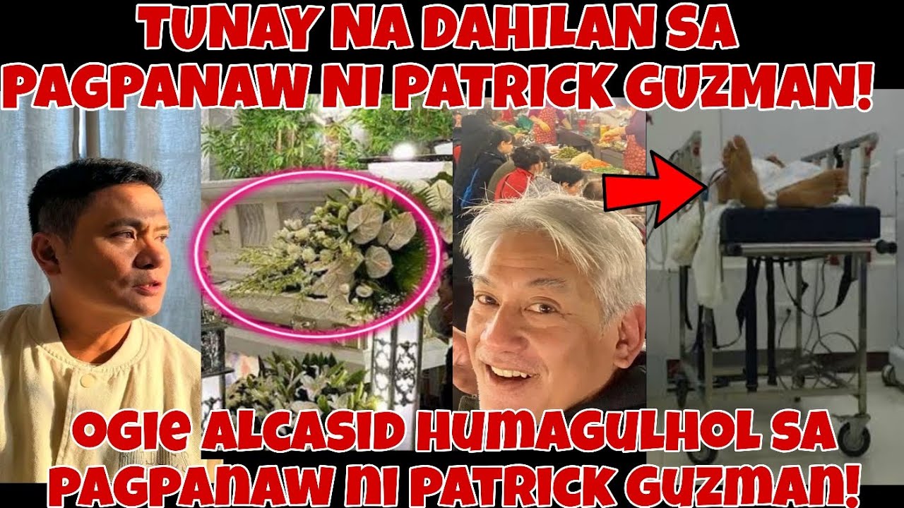 OMG! PATRICK GUZMAN PUMANAW NA OGIE ALCASID HUMAGULHOL sa PAGPANAW ni PATRICK GUZMAN! - YouTube