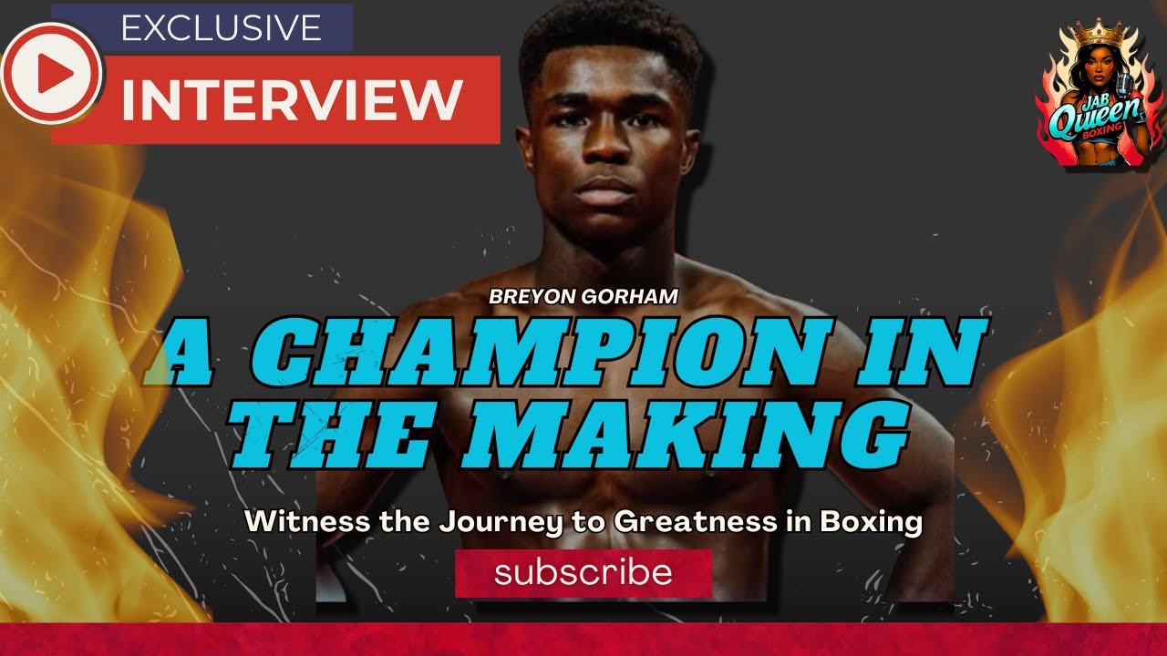 The Next 2 Jab? An Exclusive Interview with Breyon Gorham - YouTube