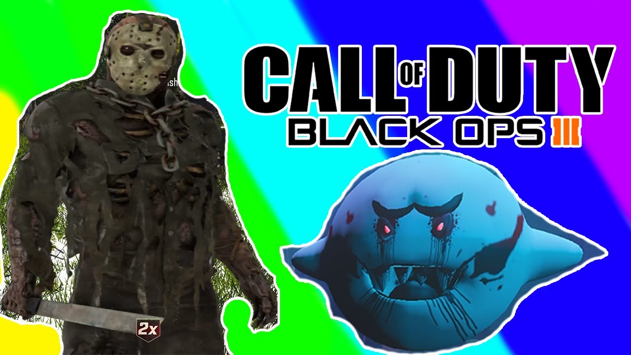 BO3 Zombies - Bad Maps and PNG Jason Jump scares! - YouTube