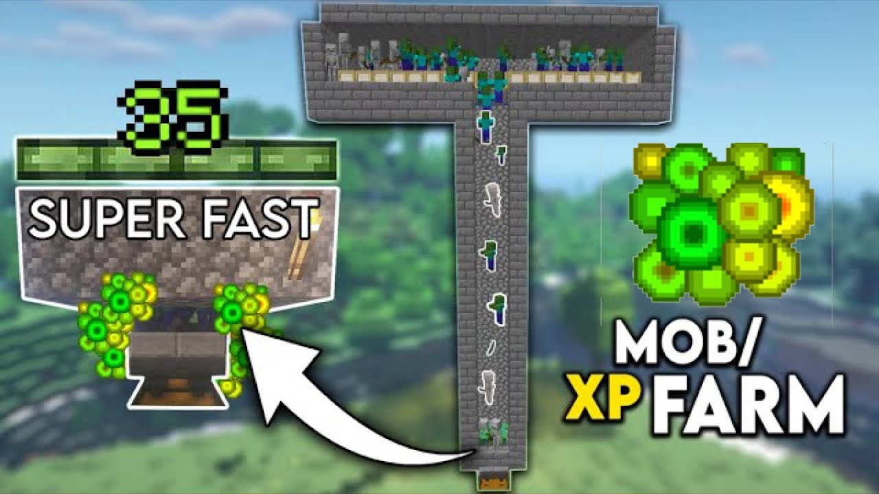 SUPER EASY MINECRAFT MOB XP FARM 1.21 (bedrock and java) - YouTube