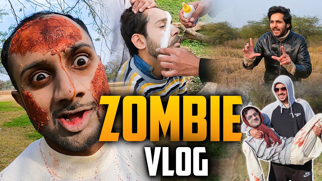 ZOMBIE VLOG | Kesy banai hum nay zombie video | Laugh Yaars - YouTube