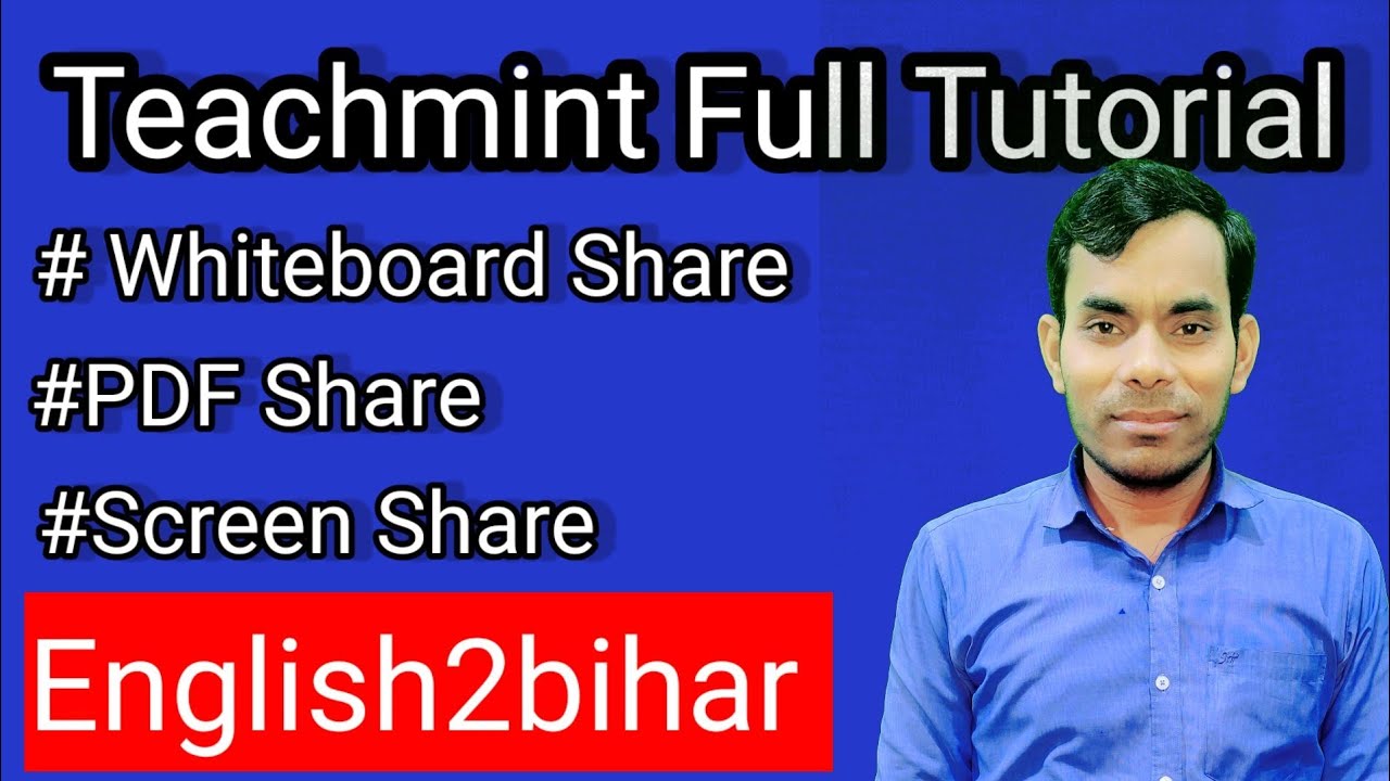 Teachmint app पर कैसे पढ़ाएं? Full tutorial for everyone. English2bihar - YouTube