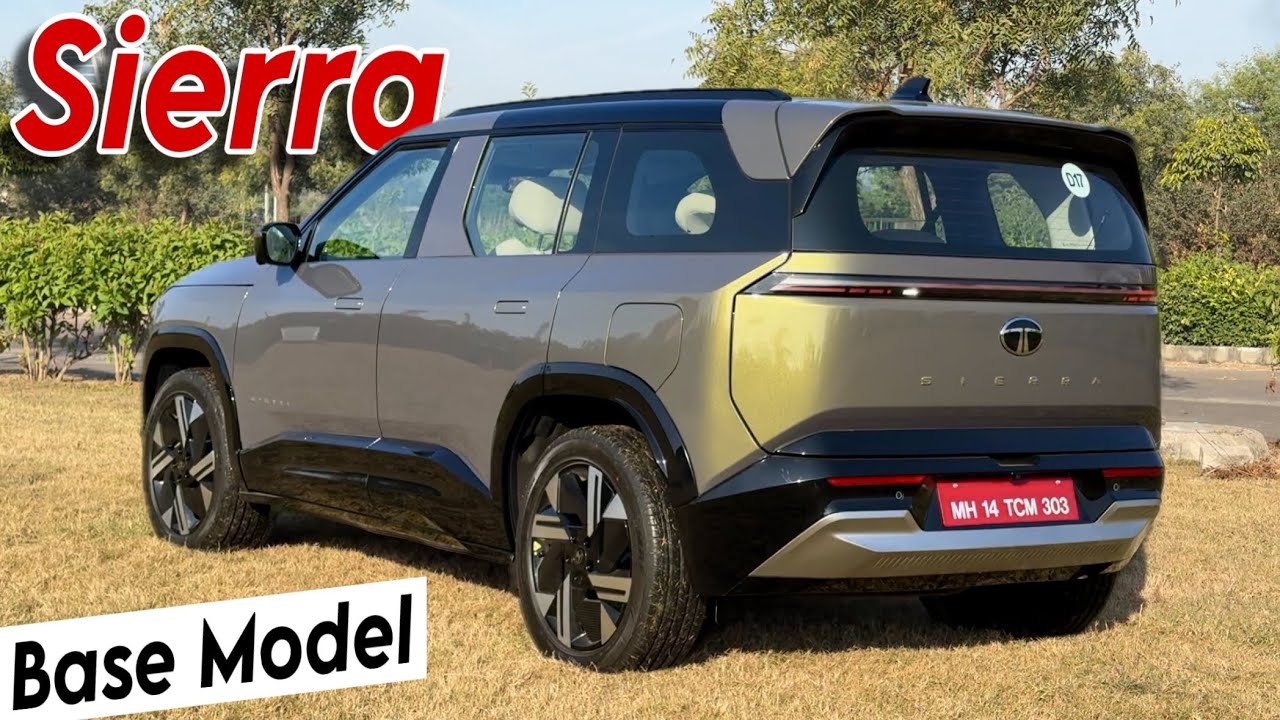 Tata SIERRA Base Model 2025 😱| First Look Tata SIERRA Smart Plus ...