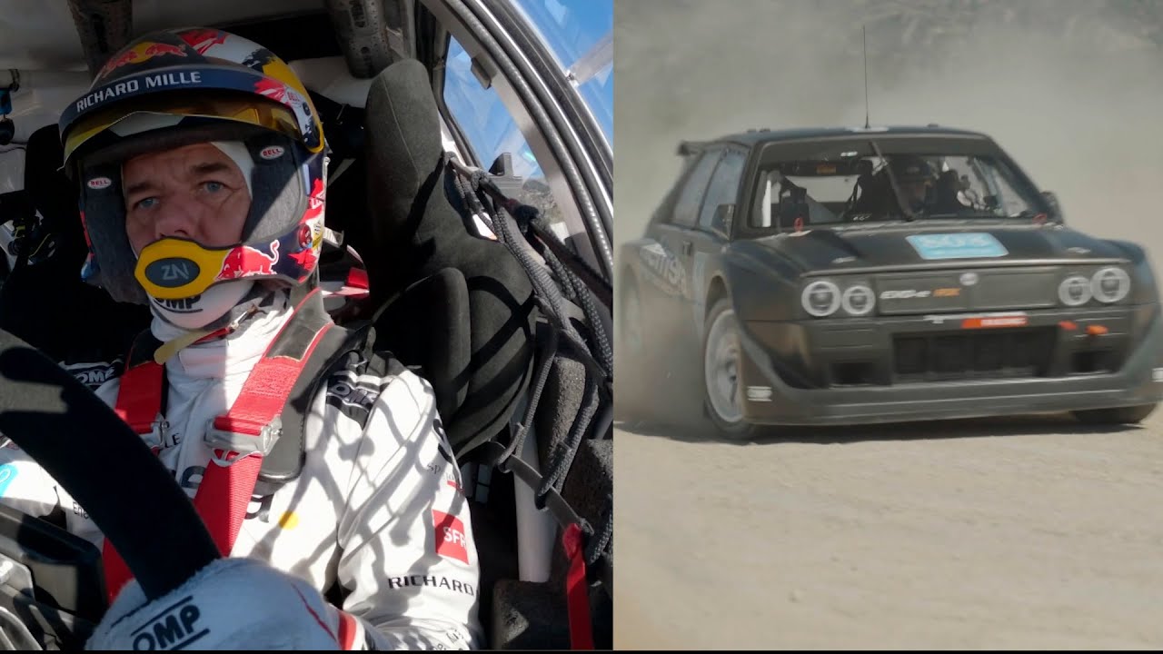 Sébastien Loeb test Lancia Delta Evo e RX - YouTube
