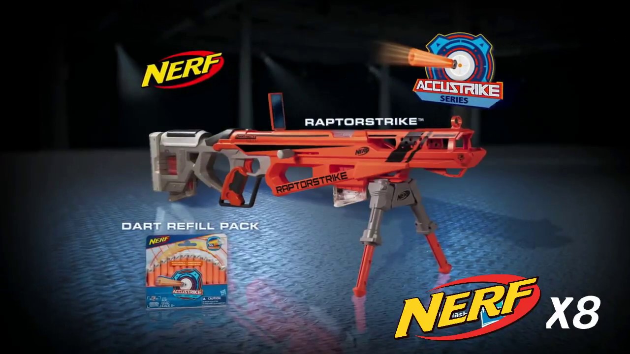 Nerf Accustrike Raptorstrike Commercial but every "Strike" and "Nerf ...