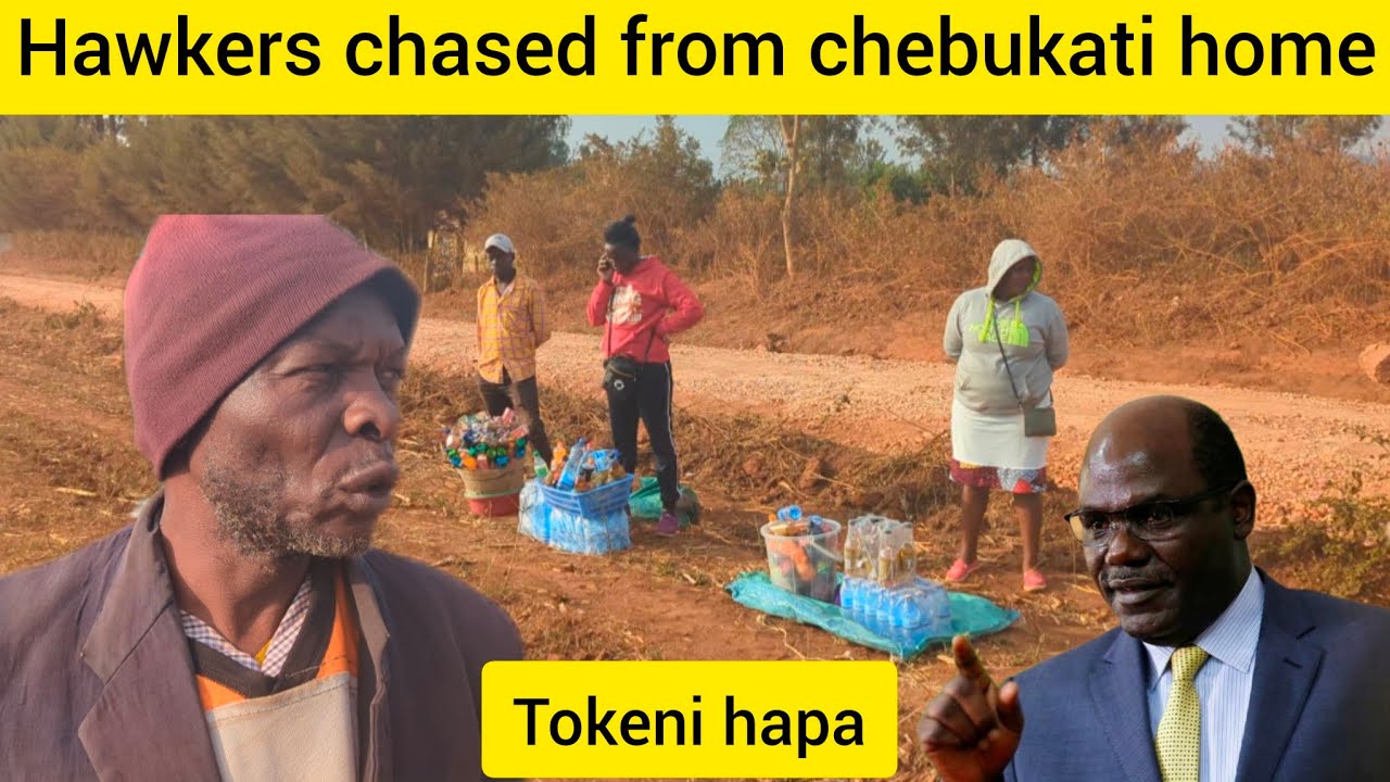 Halkers chased in wafula chebukati burial...no bodaboda were allowed to ...