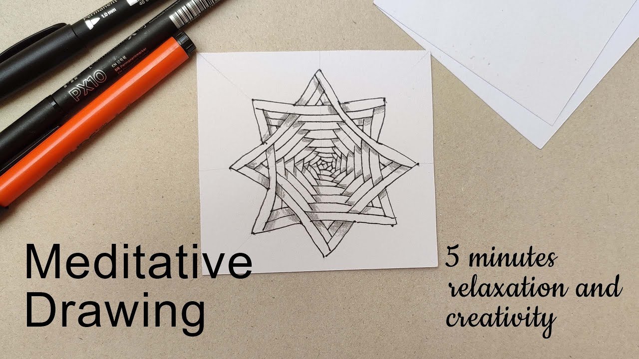 Meditative Drawing. Arttherapy. Relaxation.@OlyashaArt - YouTube