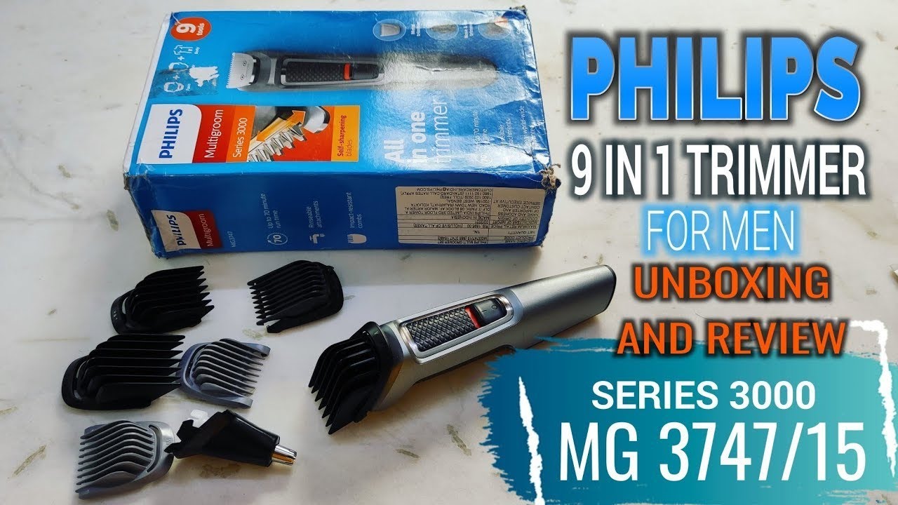 Philips Hair Trimmer All in one Trimmer || MG 3747/15 Review and ...