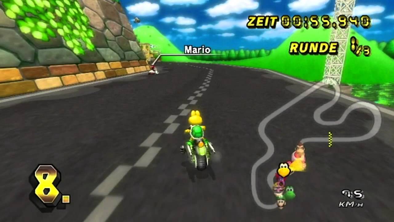 [MKWii] Custom Track - DS Shroom Ridge (made by SuperMario64DS) [Beta ...