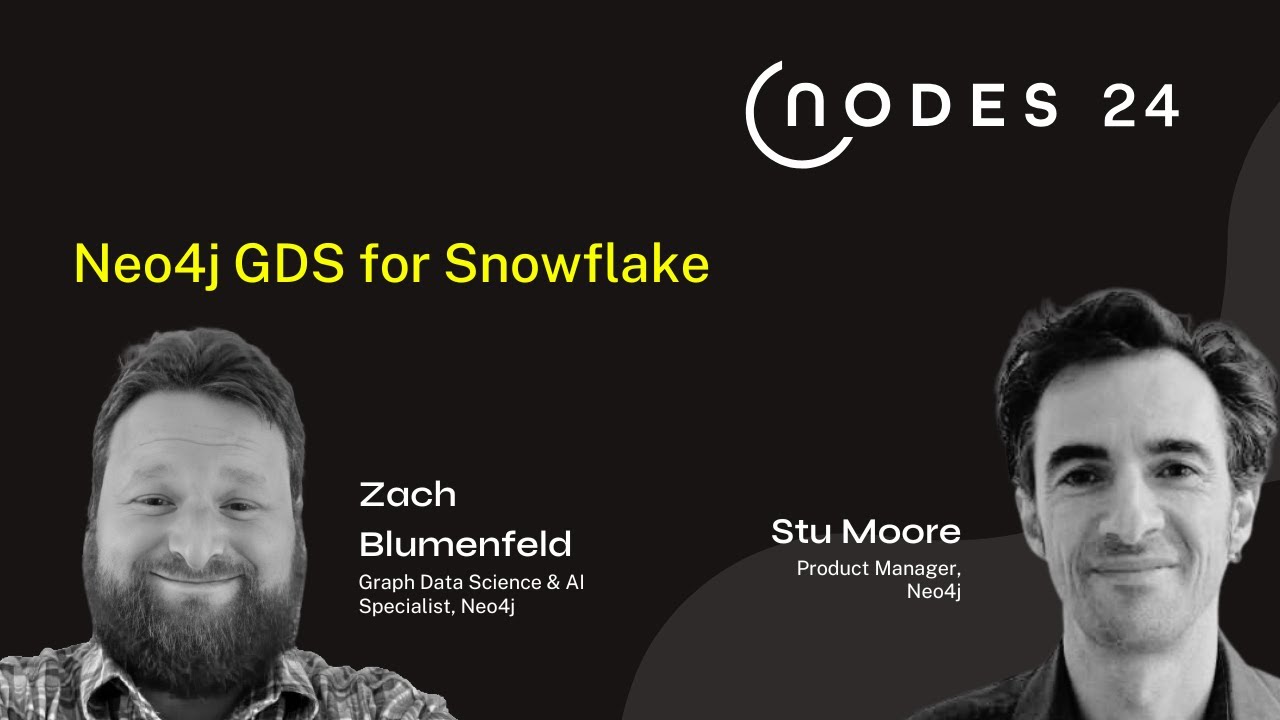 NODES 2024 - Neo4j GDS for Snowflake - YouTube