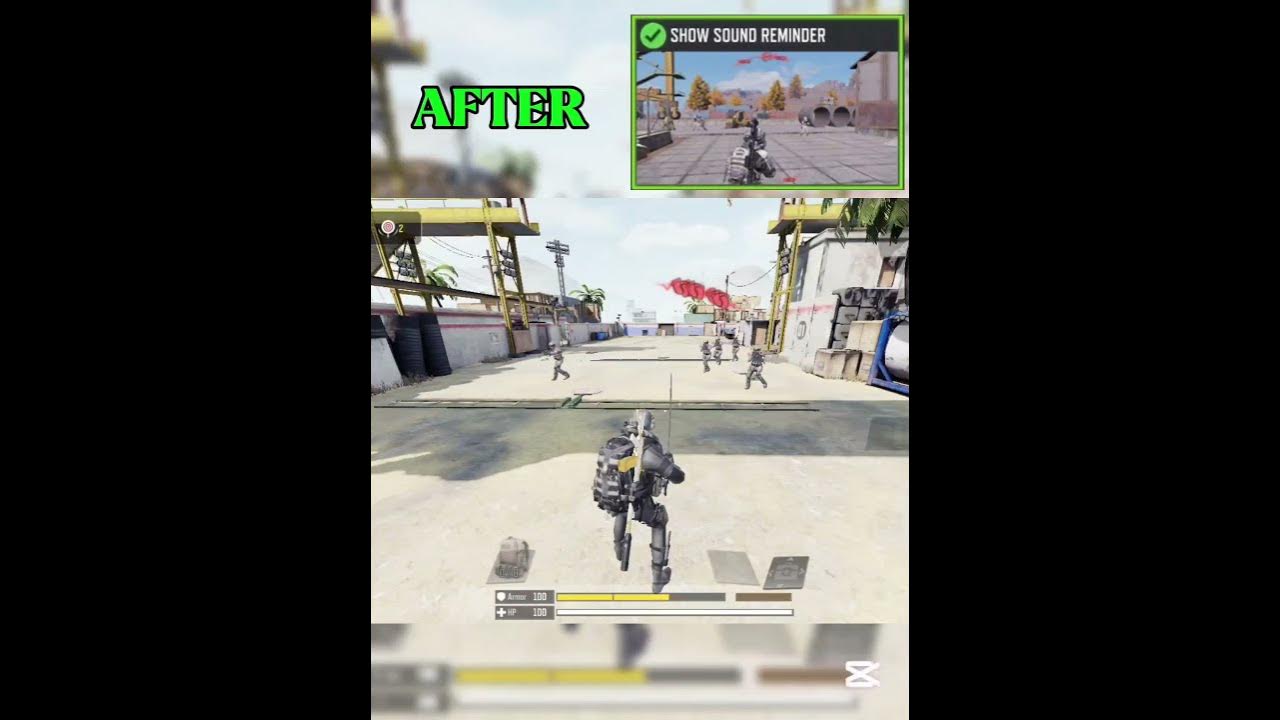 Sound Remainder Settings in CODM BR Call of duty pro setting💀 #codmshorts - YouTube