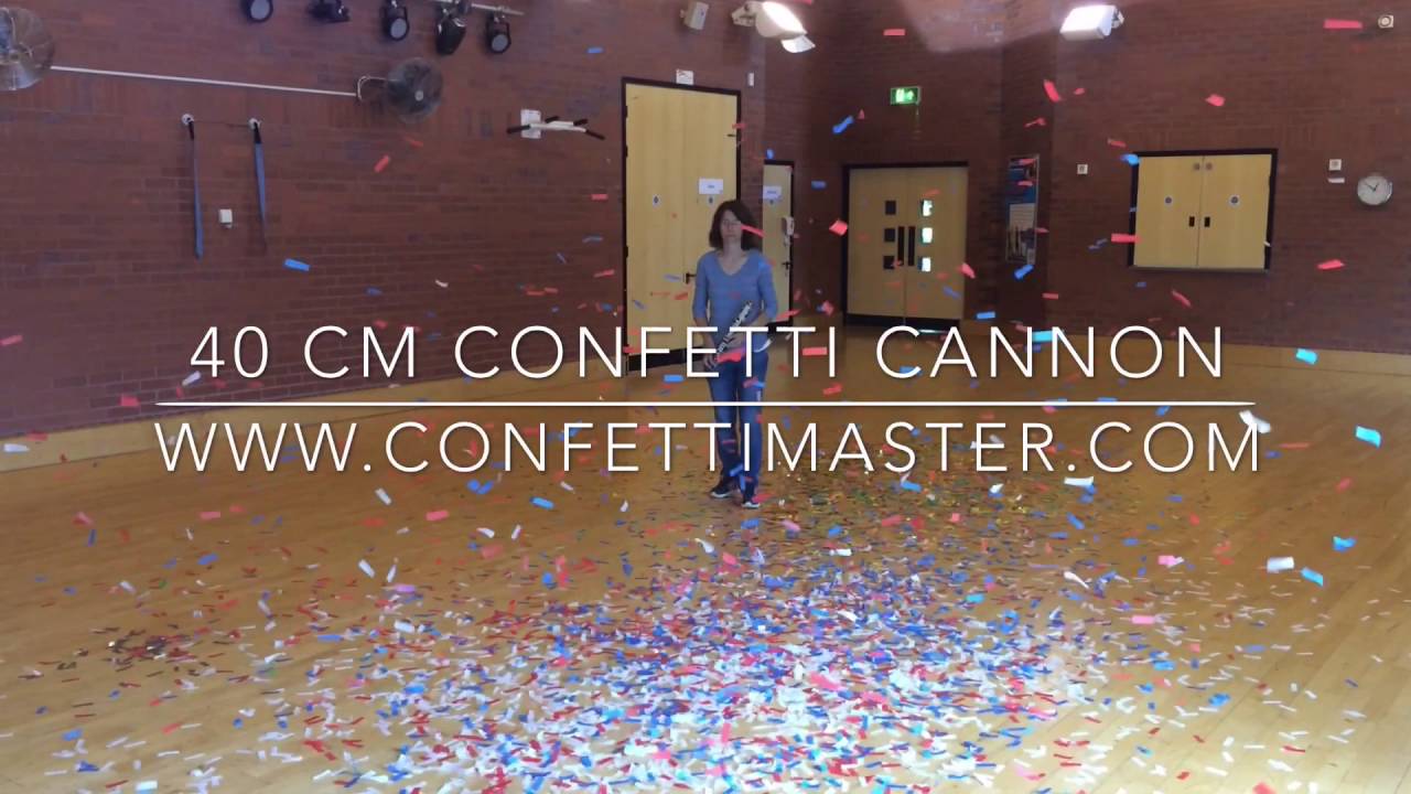 40cm Confetti Cannon (value range). - YouTube