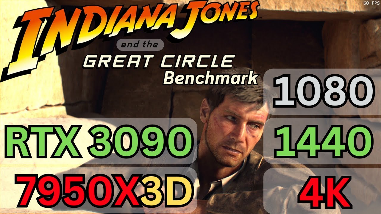 Indiana Jones and The Great Circle Benchmark. 1080p, 1440p, 4K. Supreme ...