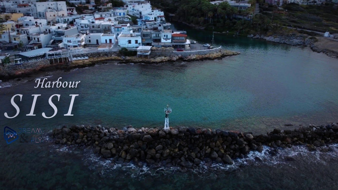 Harbour Sisi | Crete Greece | Drone Video 4K | Λιμάνι Σίσι | Κρήτη ...