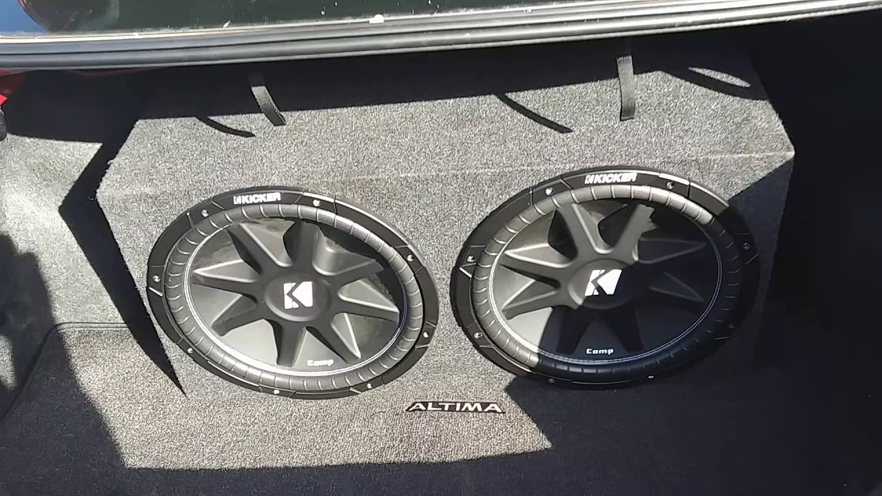 2 15 inch kicker comp subs - YouTube