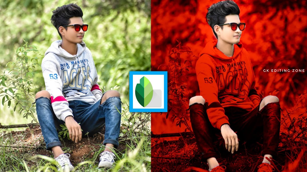 Red Effect Photo Editing Kaise Kare | Snapseed Editing 2020 🔥🔥 | - YouTube