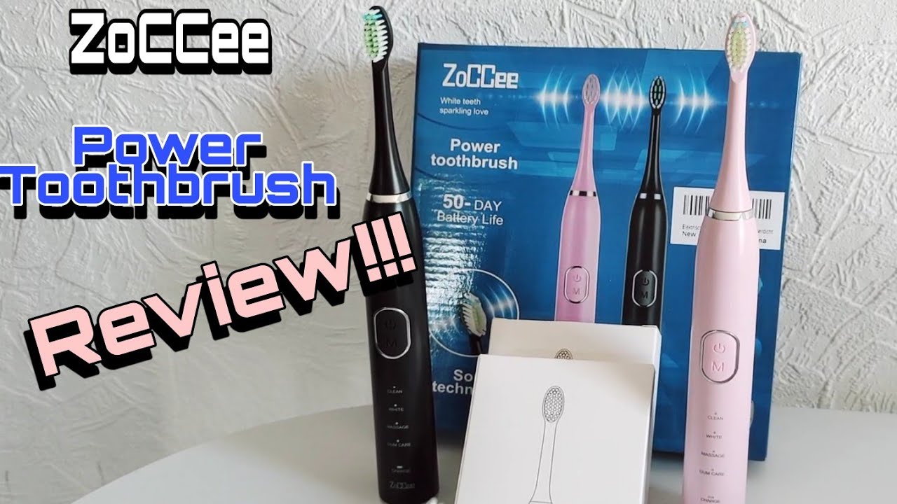 ZooCCee Power Toothbrush |Electric Toothbrush Unboxing and Review ...