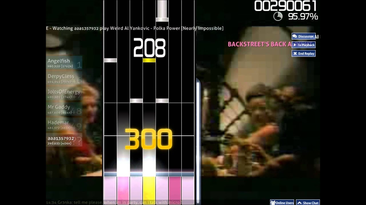 osu! Mania Weird Al Yankovic - Polka Power [Nearly Impossible] - YouTube