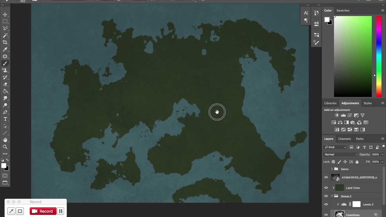 Realistic coastlines for your maps and cartography - YouTube