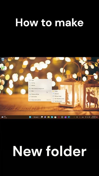 How to make New Folder - YouTube