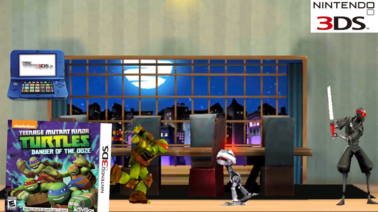 Teenage Mutant Ninja Turtles: Danger of the Ooze (2014) Nintendo 3DS ...