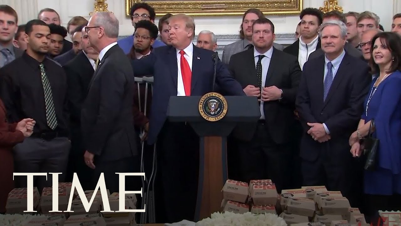 Trump Serves College Athletes A Whole Fast Food Spread Again | TIME ...