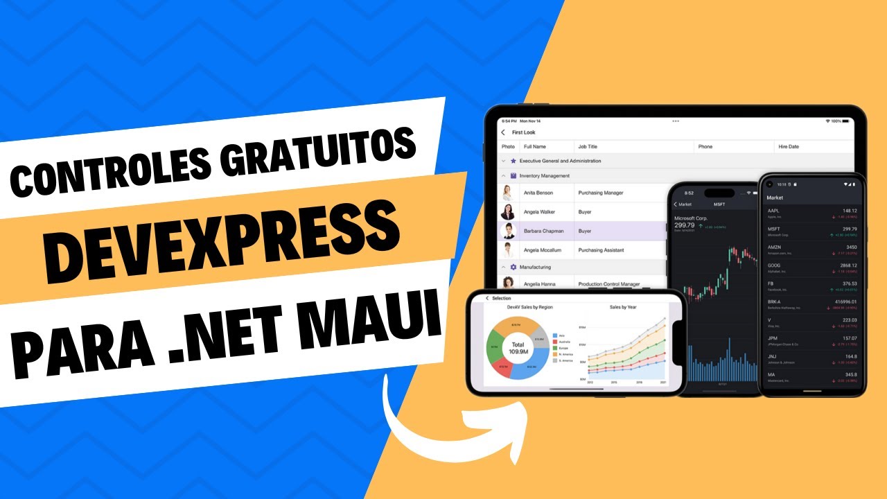 Controles Gratuitos de DevExpress para .NET MAUI - YouTube