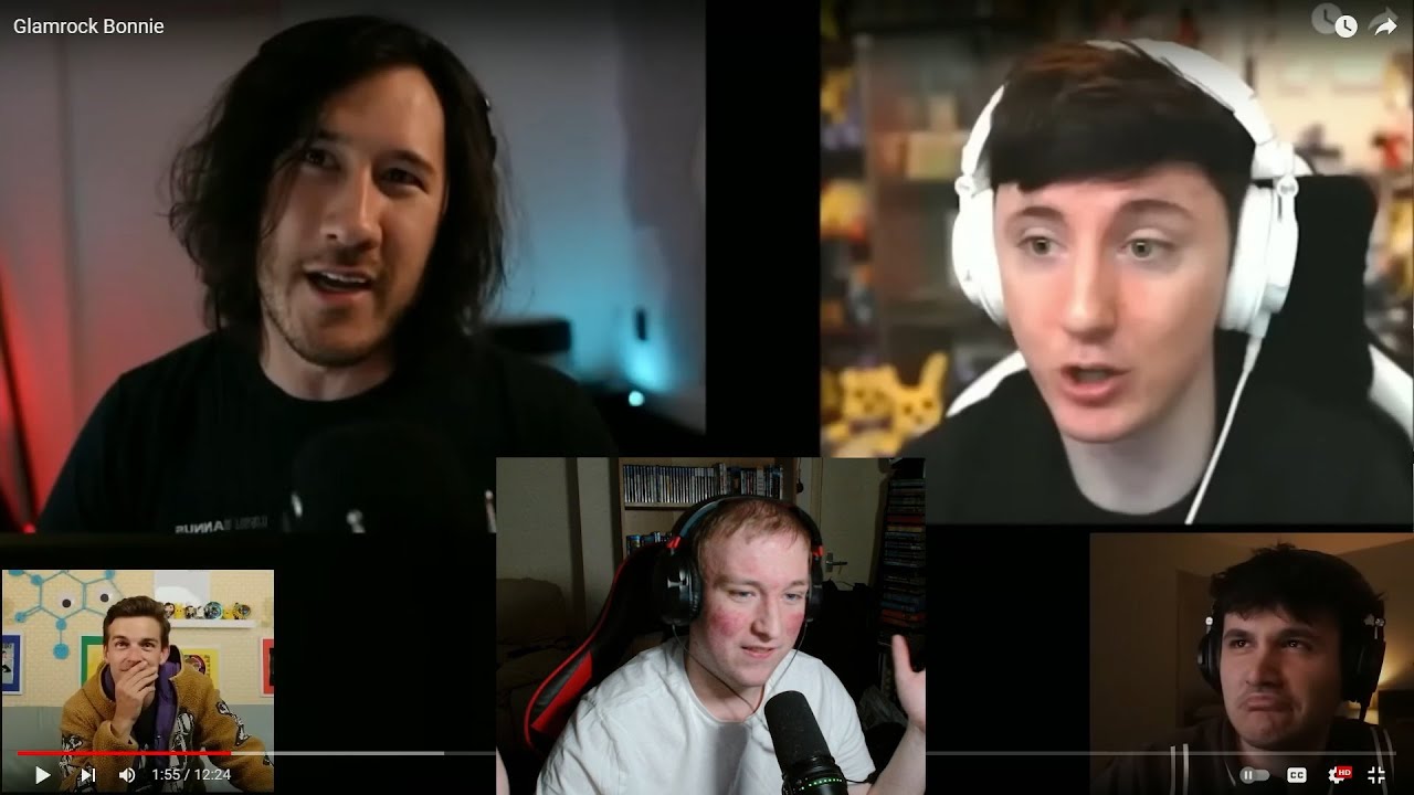 Finding Glamrock Bonnie with Me, Markiplier, Dawko, Matpat and John ...