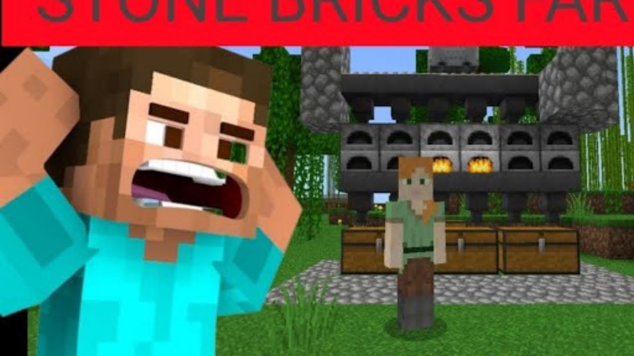 how to make stone bricks farm - YouTube